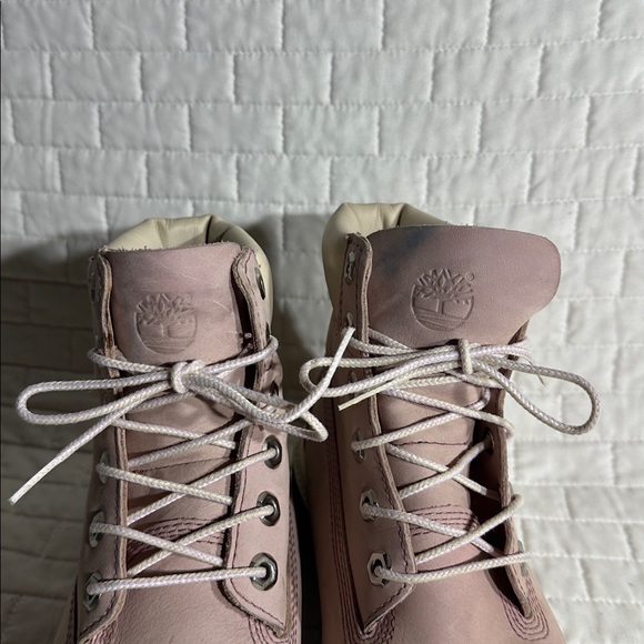 Timberland | Shoes | Timberland Girls Light Pink Combat Boots | Poshmark